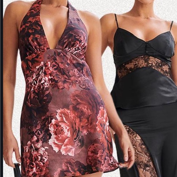 Meshki | Dresses | Meshki Floral Halter Mini Dress | Poshmark